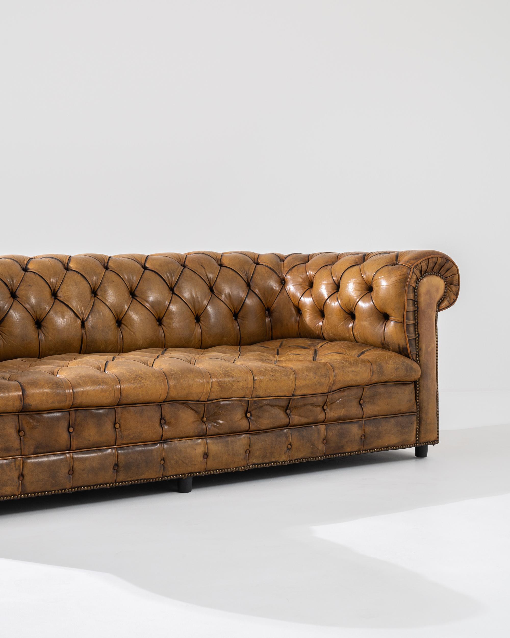 Vintage British Tufted Chesterfield at 1stDibs