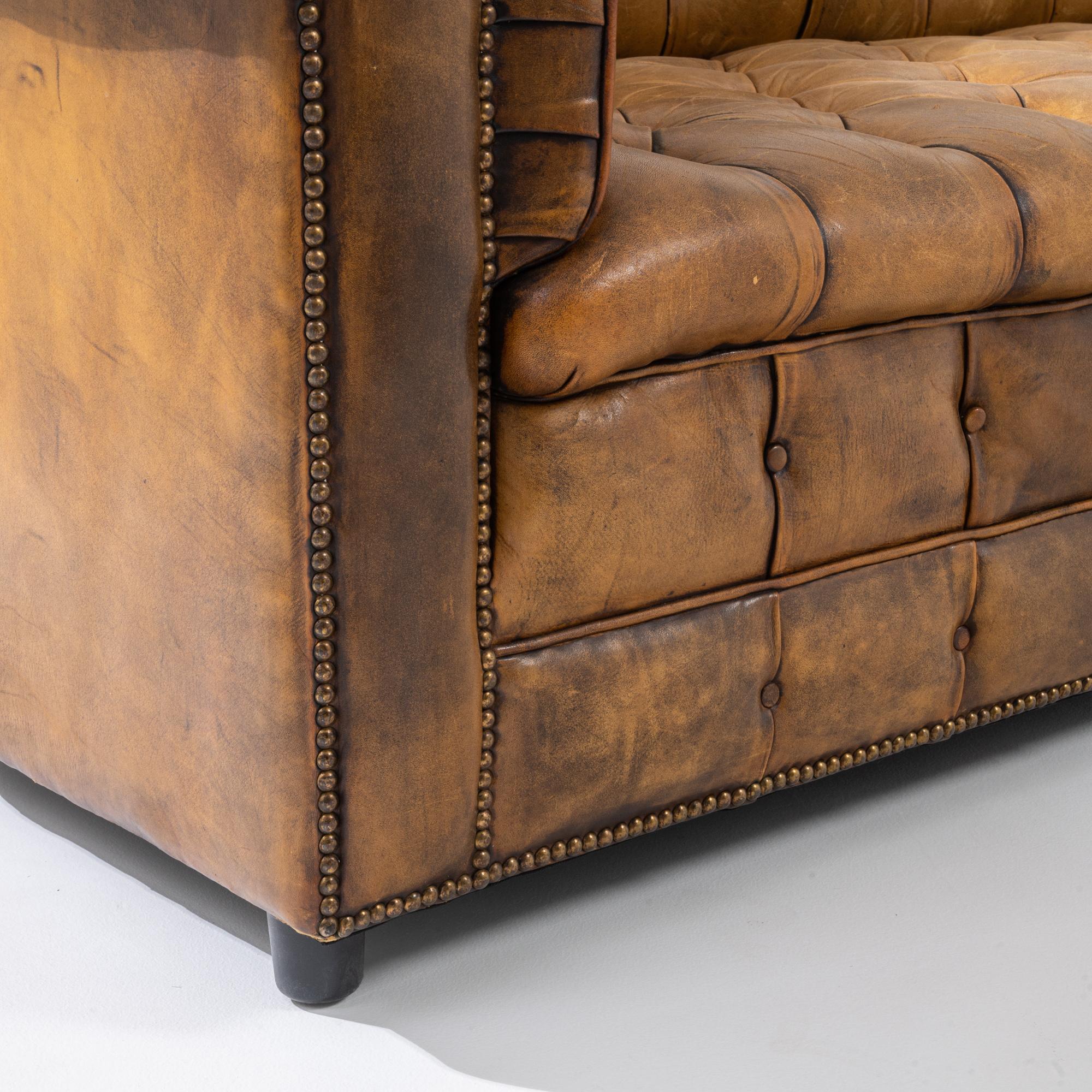 Vintage British Tufted Chesterfield at 1stDibs