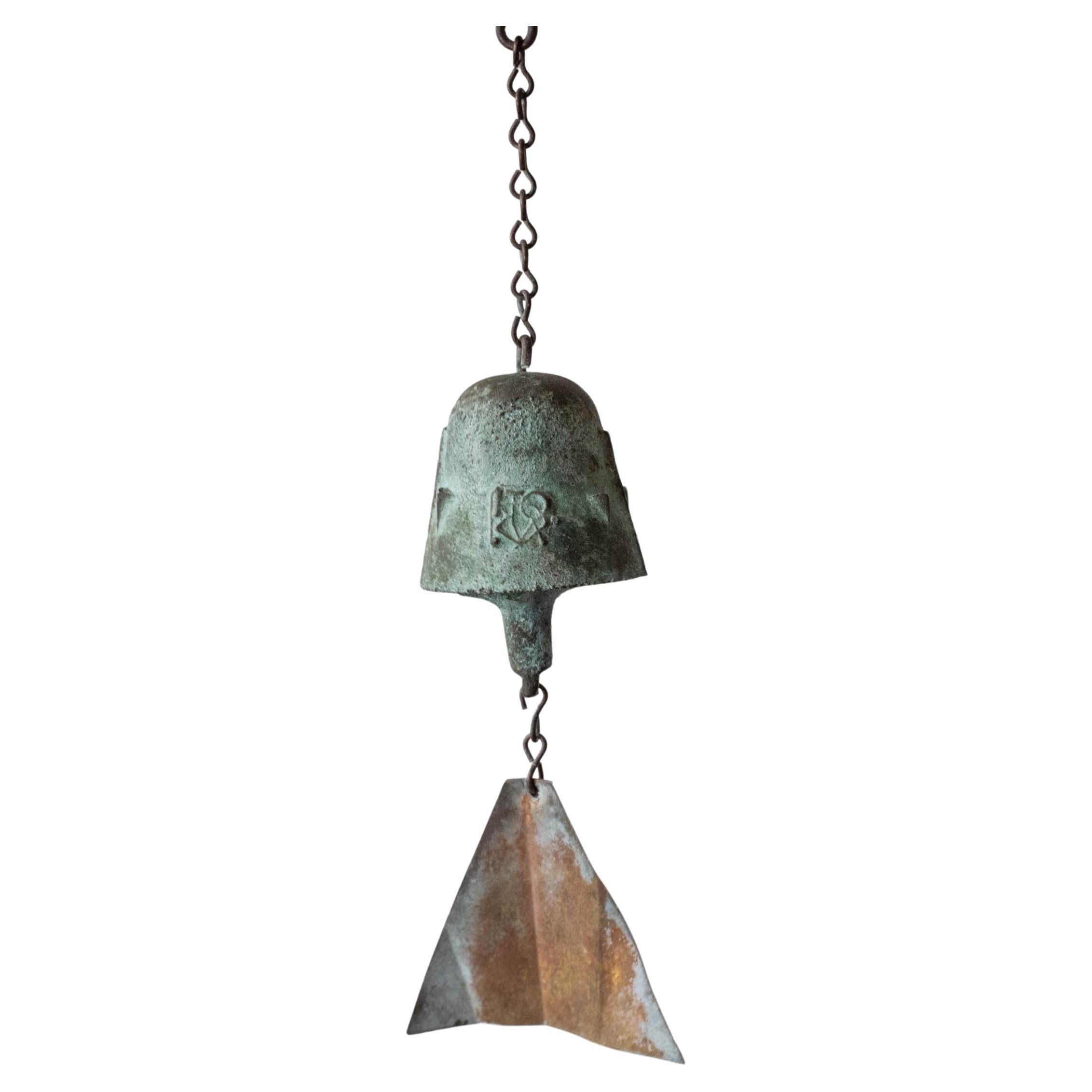 Collection of 8 Cast Bronze Wind Bells by Paolo Soleri, Cosanti at ...