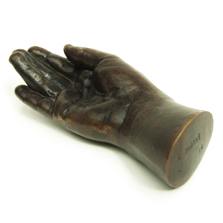 Vintage Bronze Childs Hand Sculpture Pop Art by British Artist Kate ...