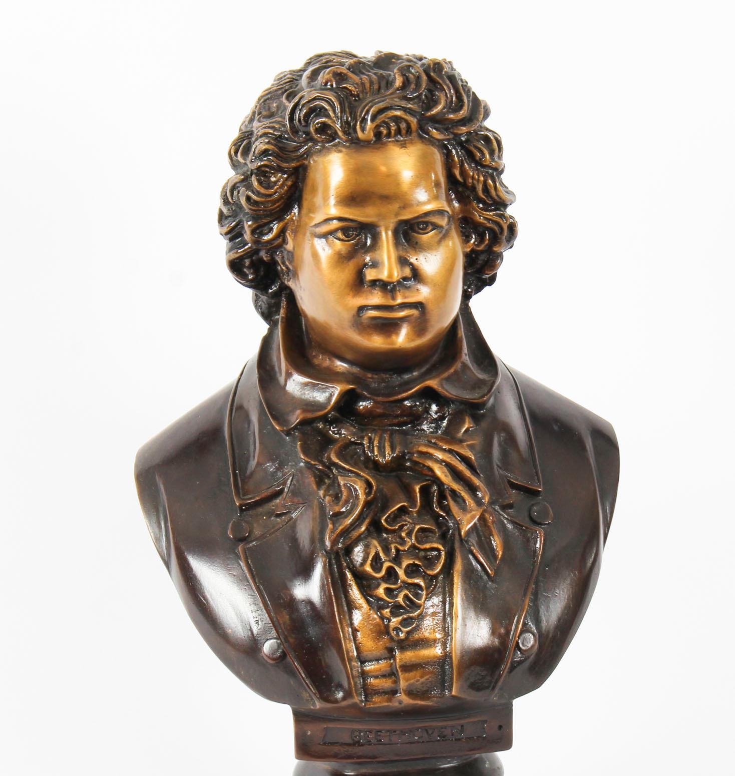 Vintage Bronze Sculpture of Ludwig von Beethoven, 20th Century at ...