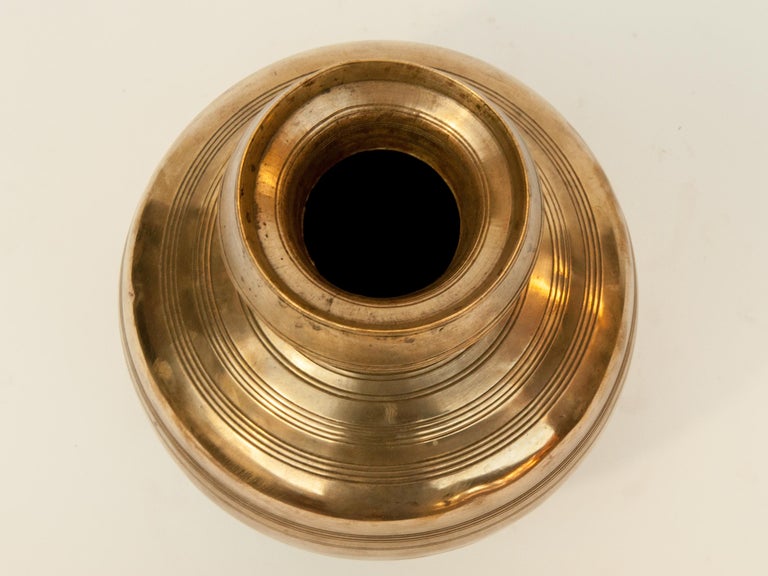 Vintage Bronze Water Pot from Nepal, Mid-20th Century at 1stDibs