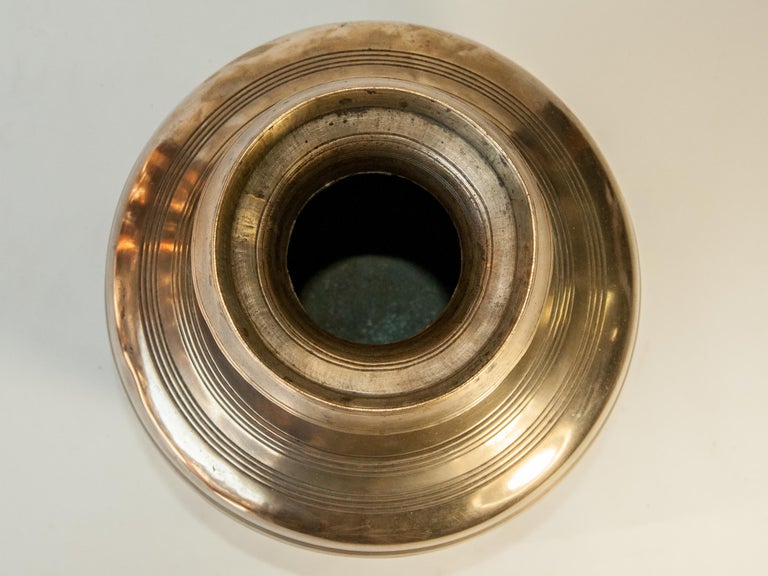 Vintage Bronze Water Pot from Nepal, Mid-20th Century at 1stDibs