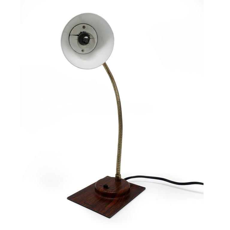 Vintage Brown Tensor Gooseneck Desk Lamp at 1stDibs | vintage tensor ...