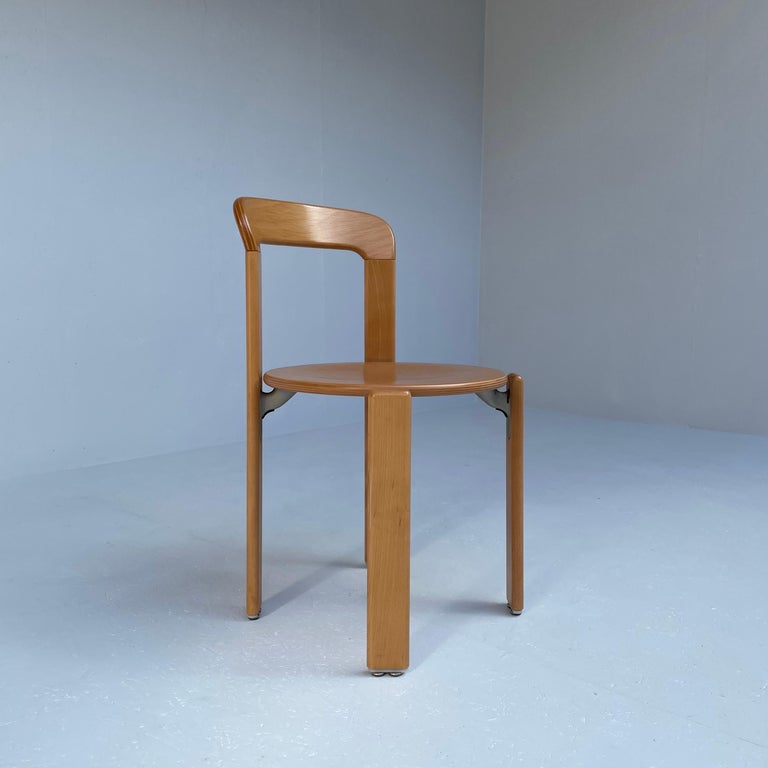 Vintage Bruno Rey Chair by Kusch Co. in natural, 1970s For Sale at 1stDibs