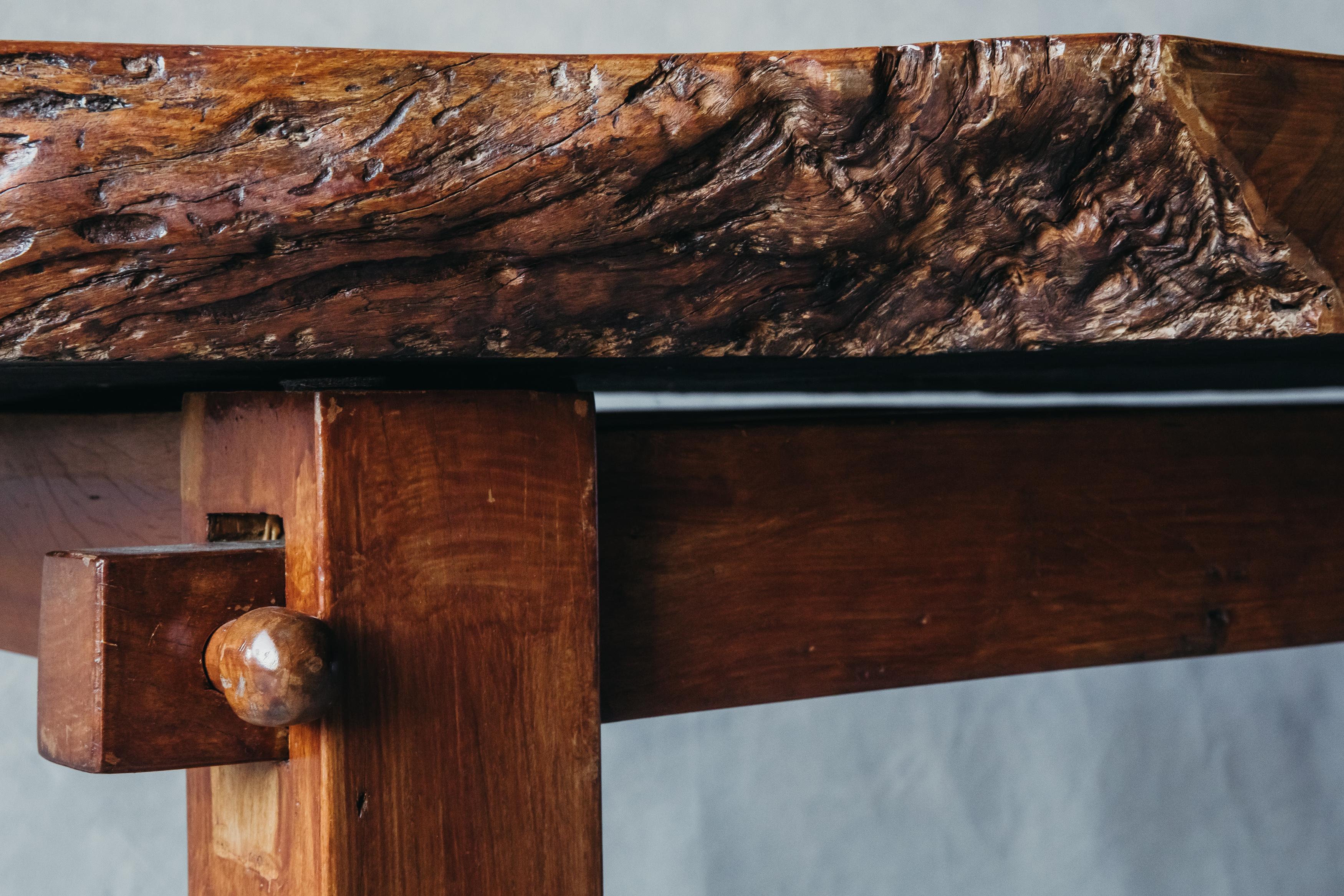 Vintage Brutalist Dining Table from France, circa 1960 at 1stDibs