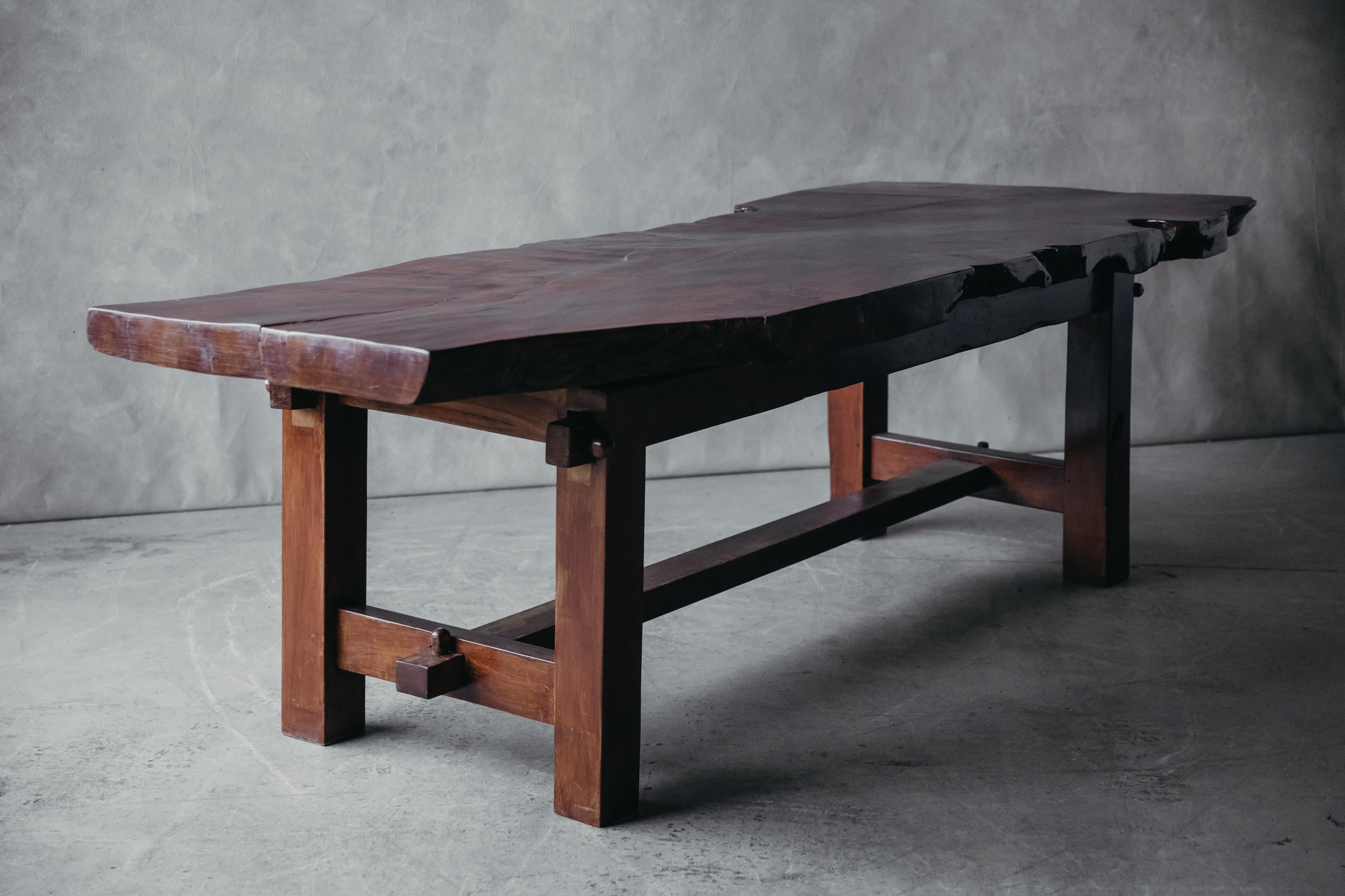 Vintage Brutalist Dining Table from France, circa 1960 at 1stDibs