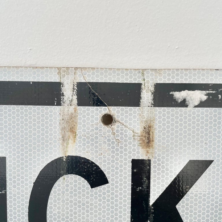 Vintage 'Buckle Up' Road Sign For Sale at 1stDibs | buckle up sign