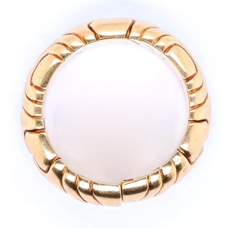Vintage Bulgari Parentesi 18 Karat Yellow Gold Ring at 1stDibs ...