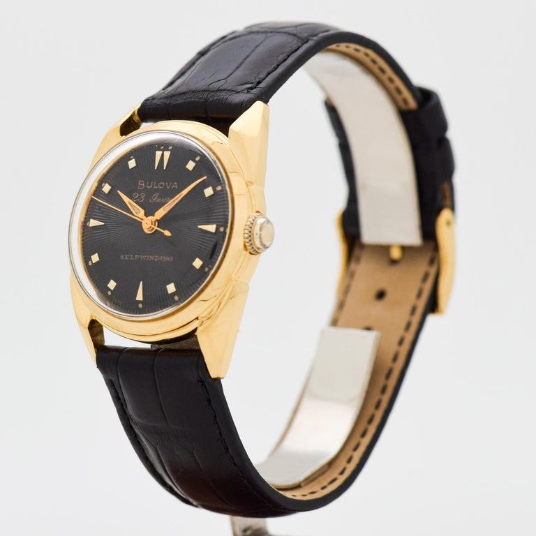 Vintage Bulova Automatic 10 Karat Gold Filled and Stainless Steel Watch ...