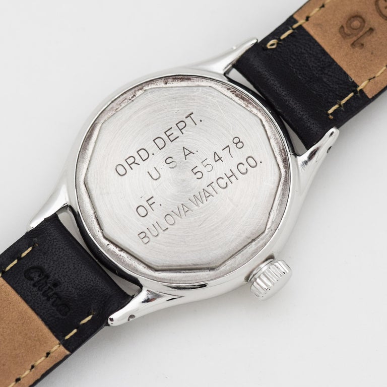Vintage Bulova Military WWII-Era Chrome Watch, 1944 For Sale at 1stDibs ...