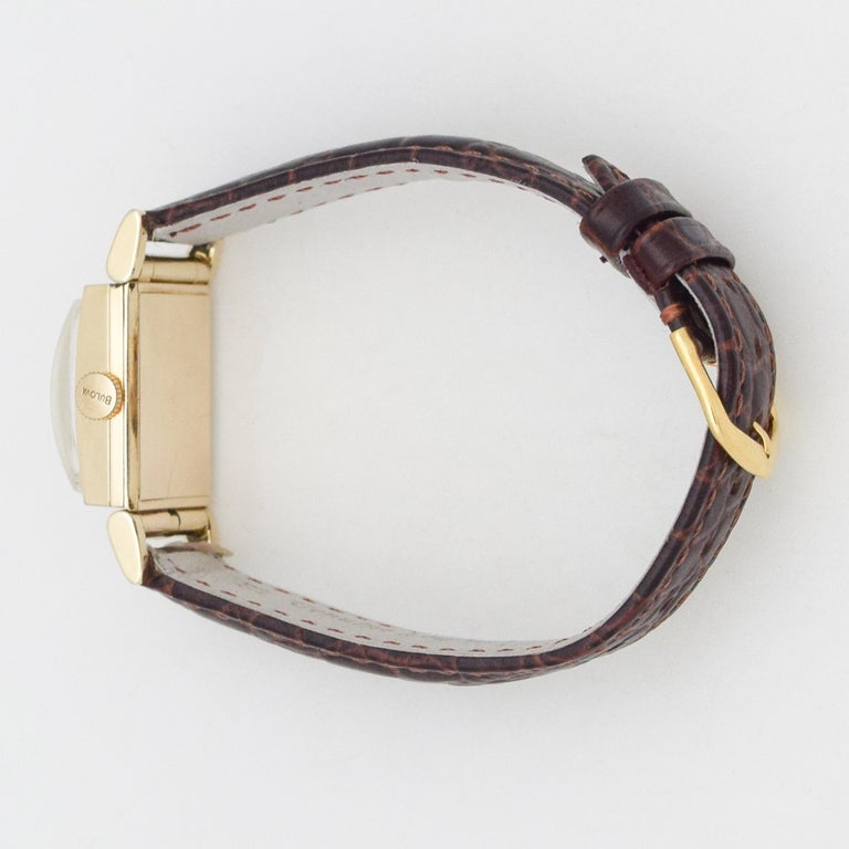 Vintage Bulova Rectangular-Shaped Watch, 1950 at 1stDibs | vintage ...