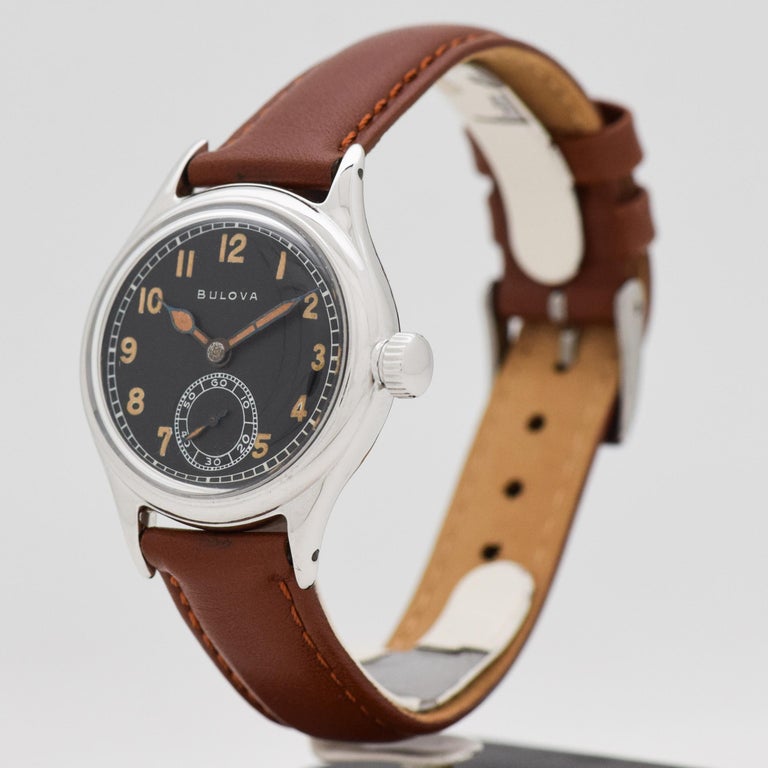 Vintage Bulova WWII-Era Military Watch, 1940s at 1stDibs