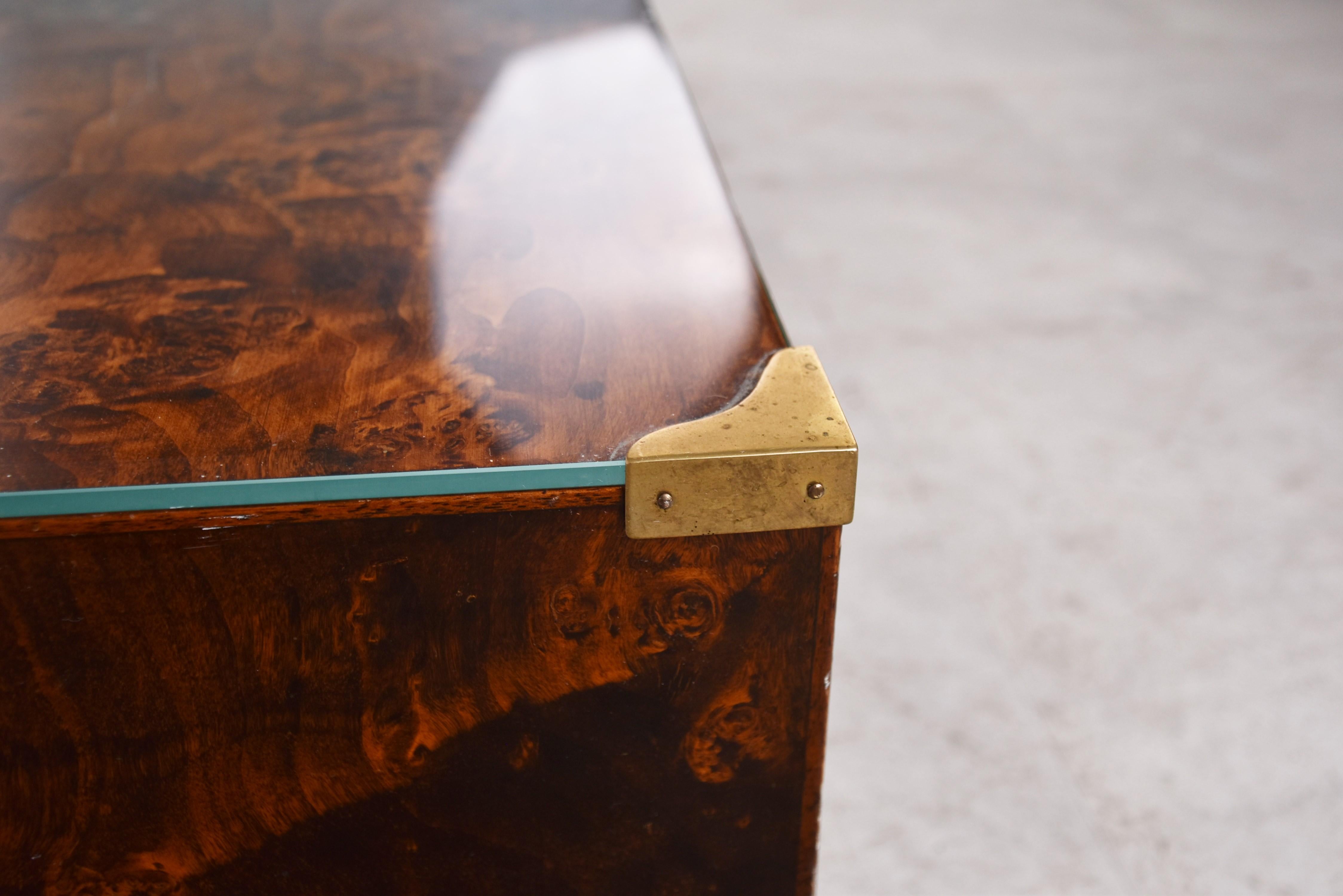 Vintage Burl Wooden Coffee Table, 1970s at 1stDibs