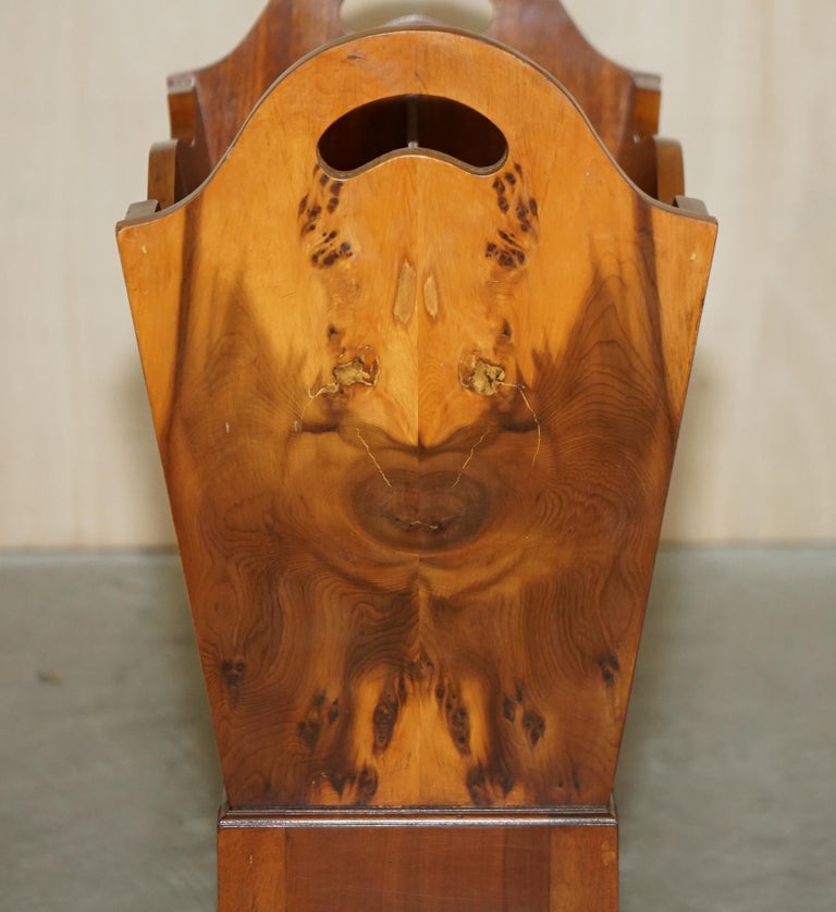 Vintage Burr Wanut Bevan Funnell Magazine Newspaper Rack Stunning ...