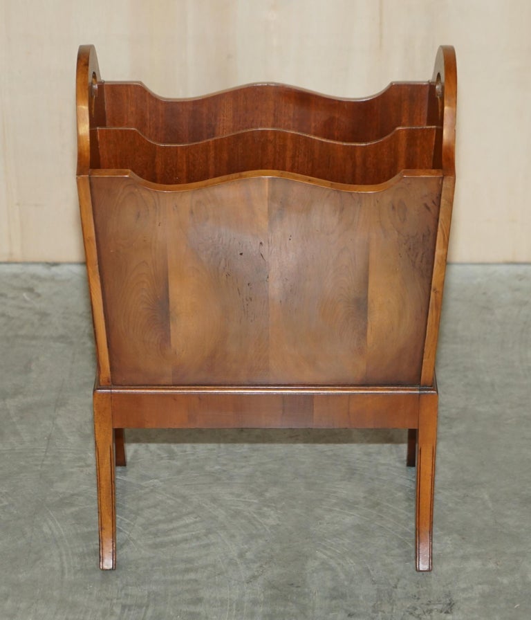 Vintage Burr Wanut Bevan Funnell Magazine Newspaper Rack Stunning ...