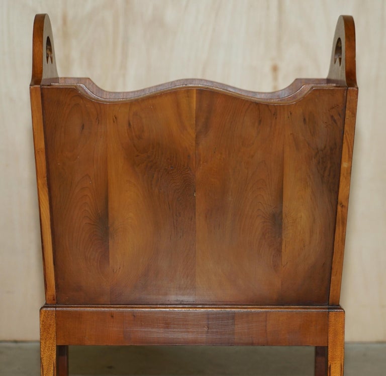 Vintage Burr Wanut Bevan Funnell Magazine Newspaper Rack Stunning ...