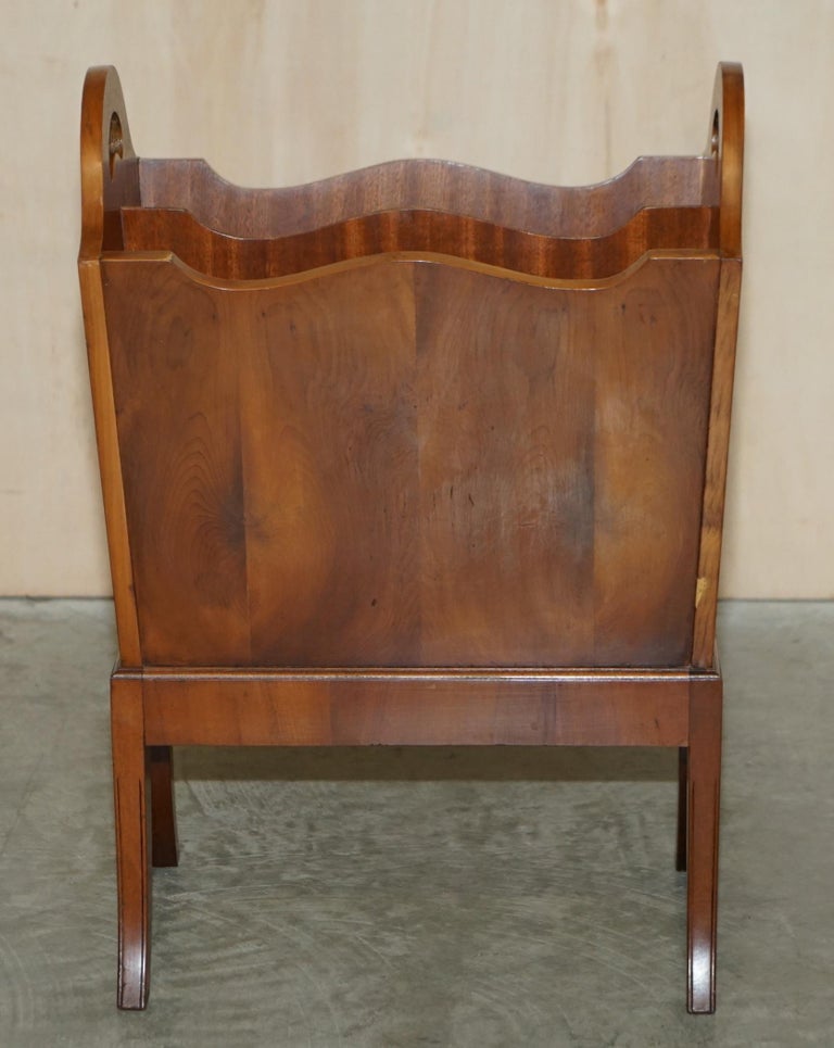 Vintage Burr Wanut Bevan Funnell Magazine Newspaper Rack Stunning ...