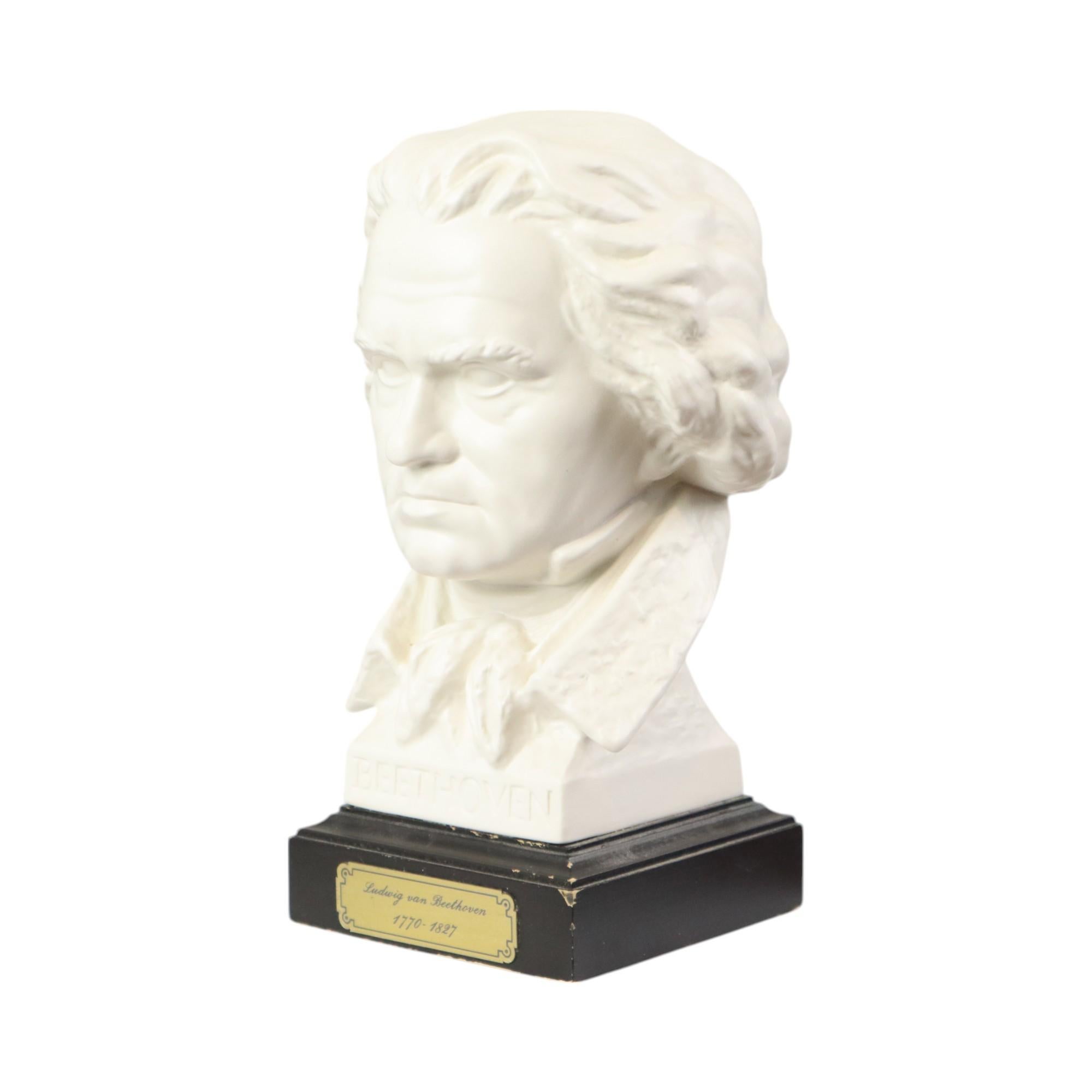 Vintage Bust Beethoven Biscuit Porcelain Goebel Bochmann For Sale at ...