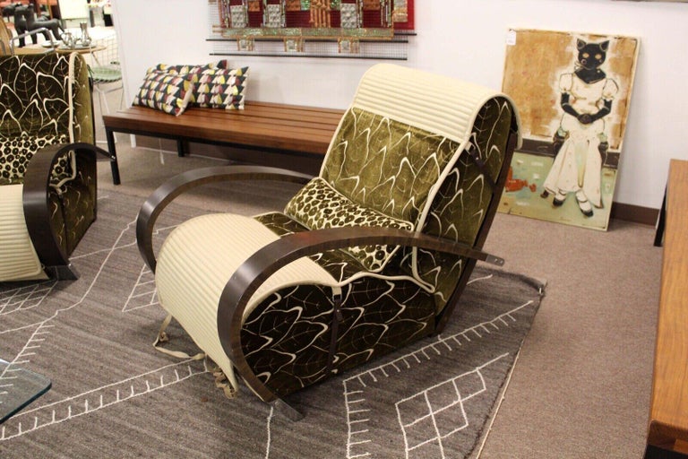 Vintage Butaca Casablanca Lounge Chairs Armchairs Jerome Tressera Leaf ...