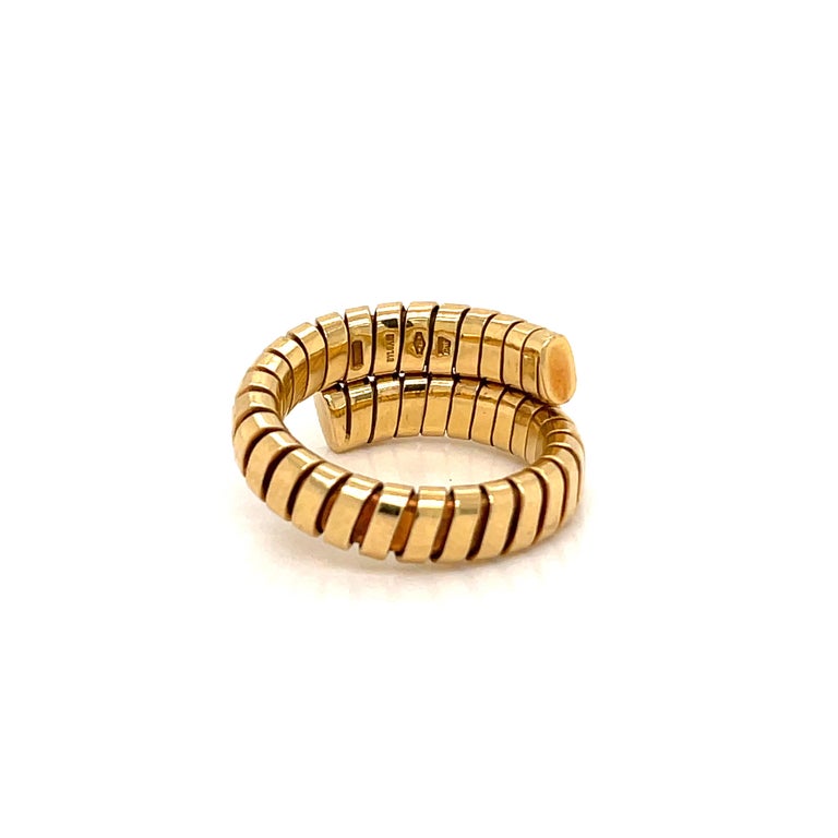 Vintage Bvlgari Tubogas Ring at 1stDibs | vintage bulgari ring