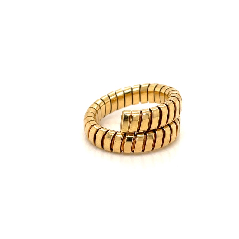Vintage Bvlgari Tubogas Ring at 1stDibs | vintage bulgari ring