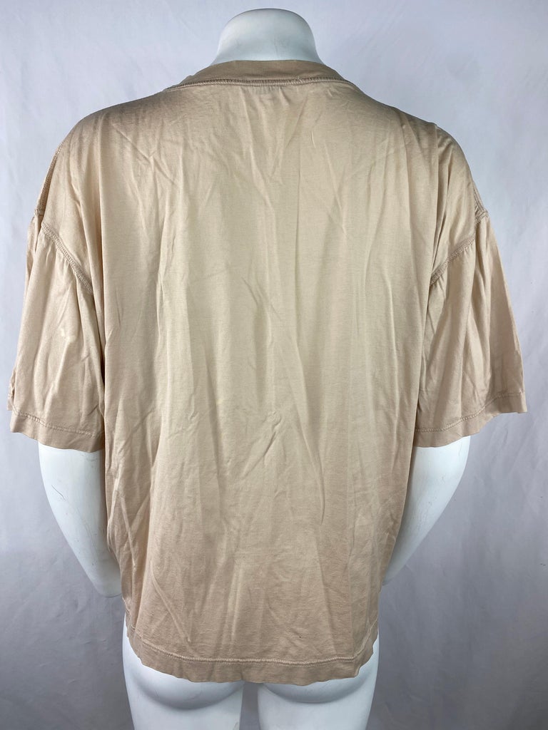 Vintage Byblos Beige Graphic T-shirt, Size Medium For Sale at 1stDibs