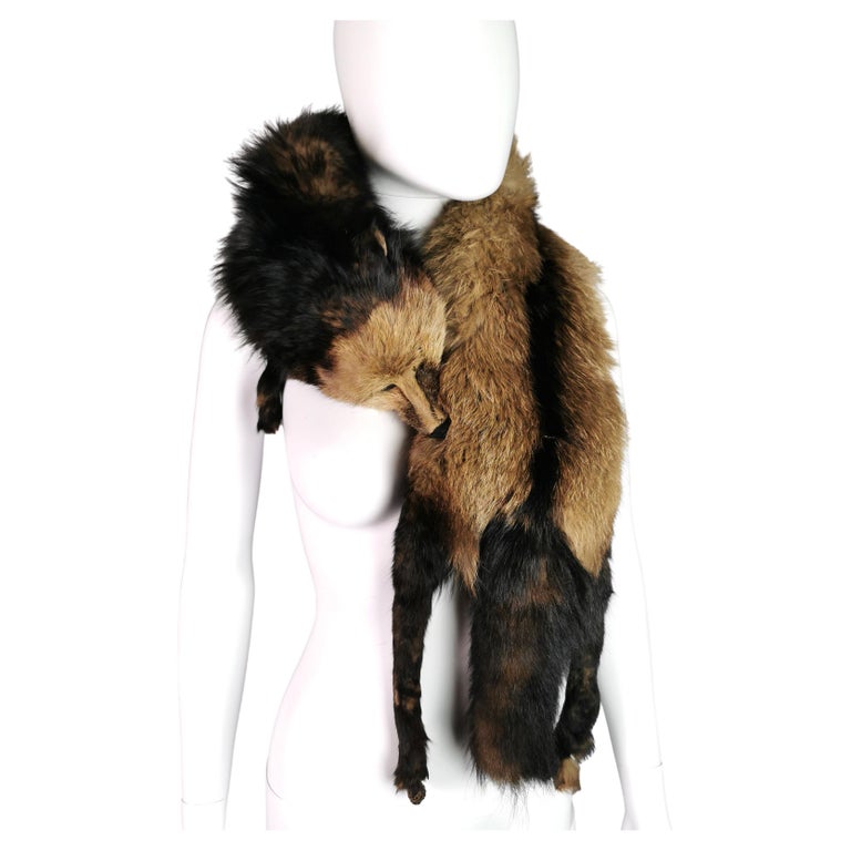 Vintage c1940s marten fur stole, Tippet For Sale at 1stDibs