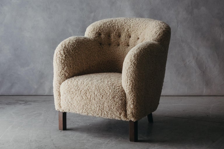 Vintage Cabinetmaker Lounge Chair from Denmark, circa 1950 For Sale at ...