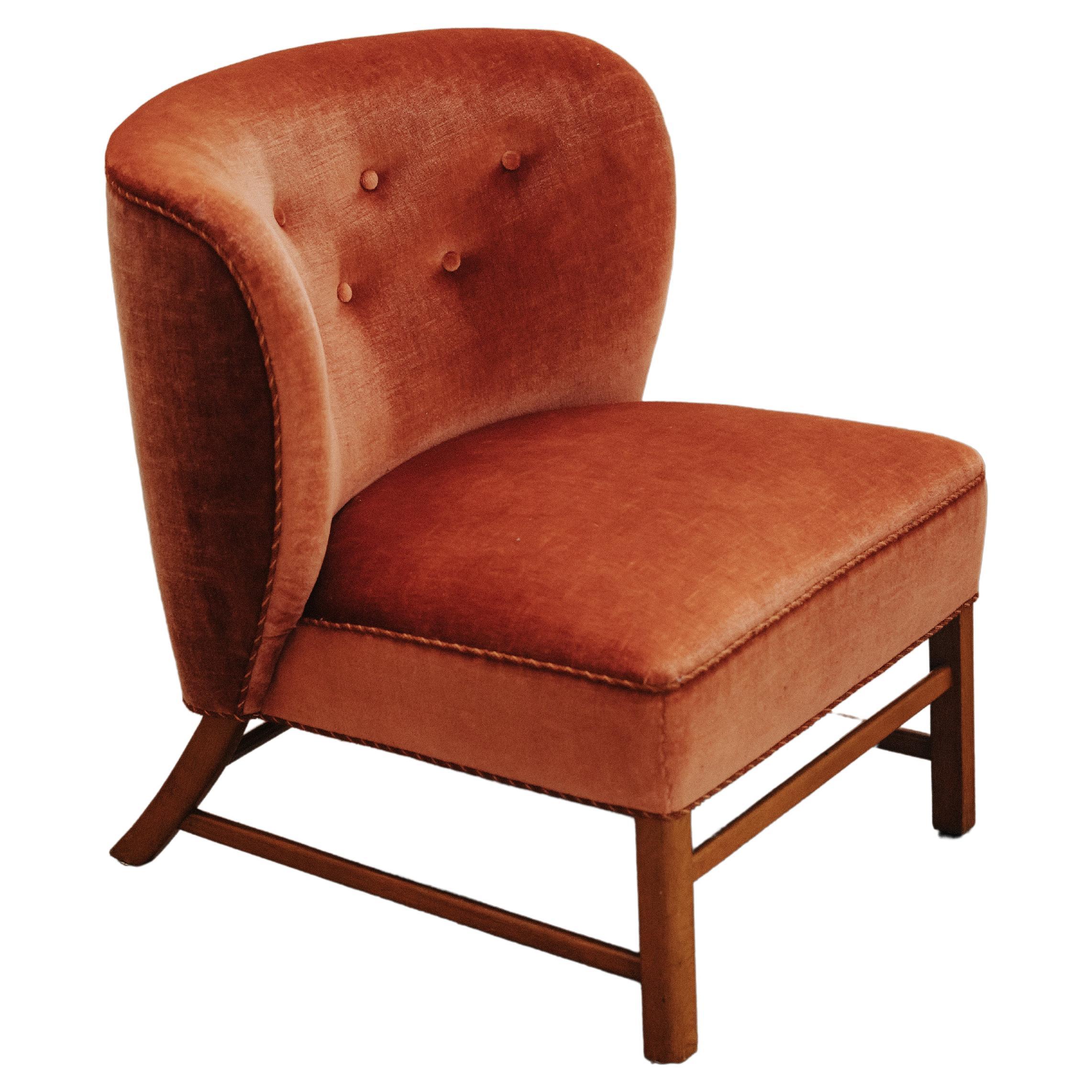 Vintage Cabinetmaker Lounge Chair From Denmark, Circa 1950 For Sale at ...