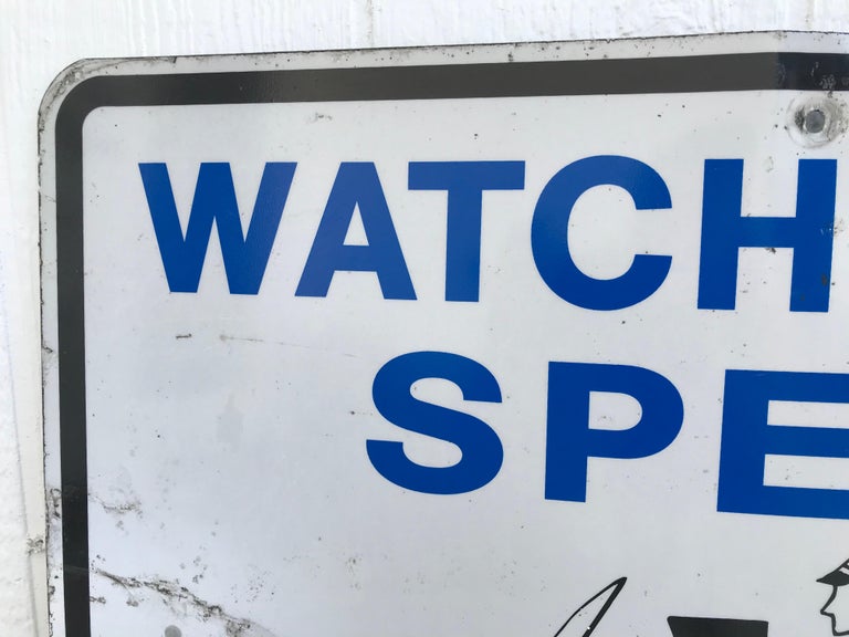 Vintage California Highway Watch Your Speed Sign at 1stDibs | watch ...