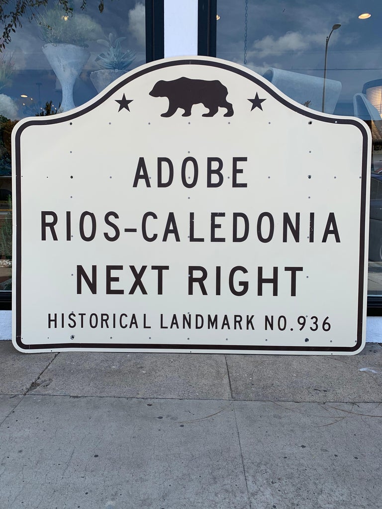 Vintage California Historical Landmark Sign For Sale at 1stDibs