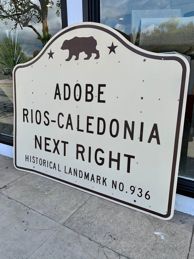 Vintage California Historical Landmark Sign For Sale at 1stDibs