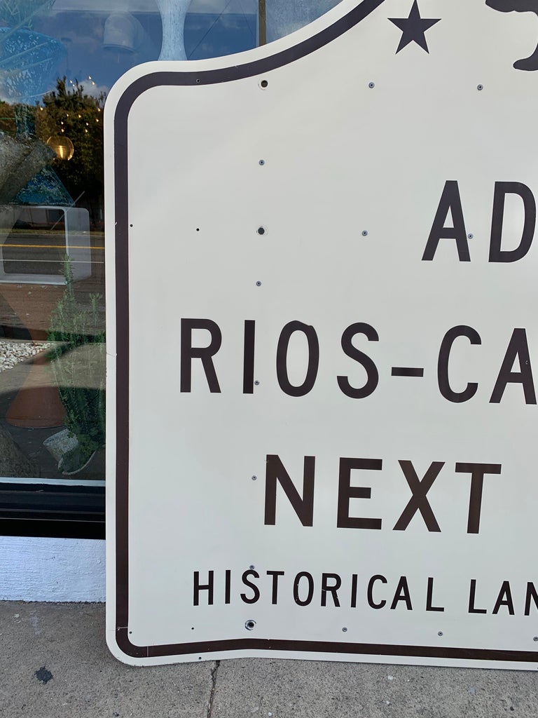 Vintage California Historical Landmark Sign For Sale at 1stDibs