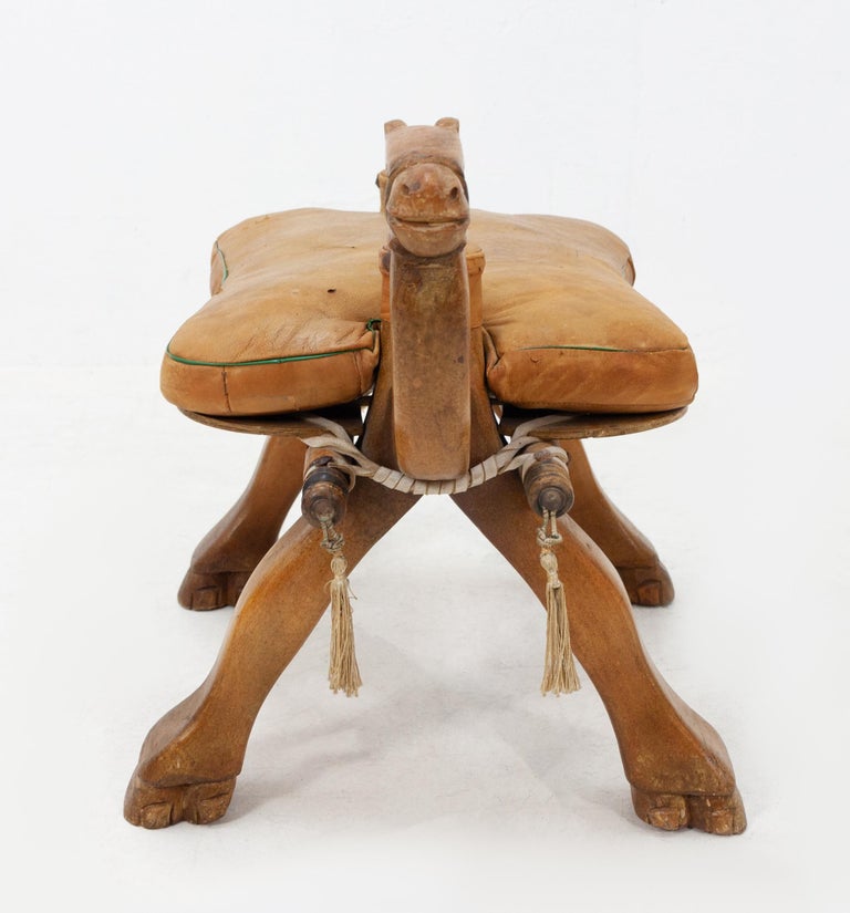 Vintage Camel Saddle Stool, 1960s at 1stDibs