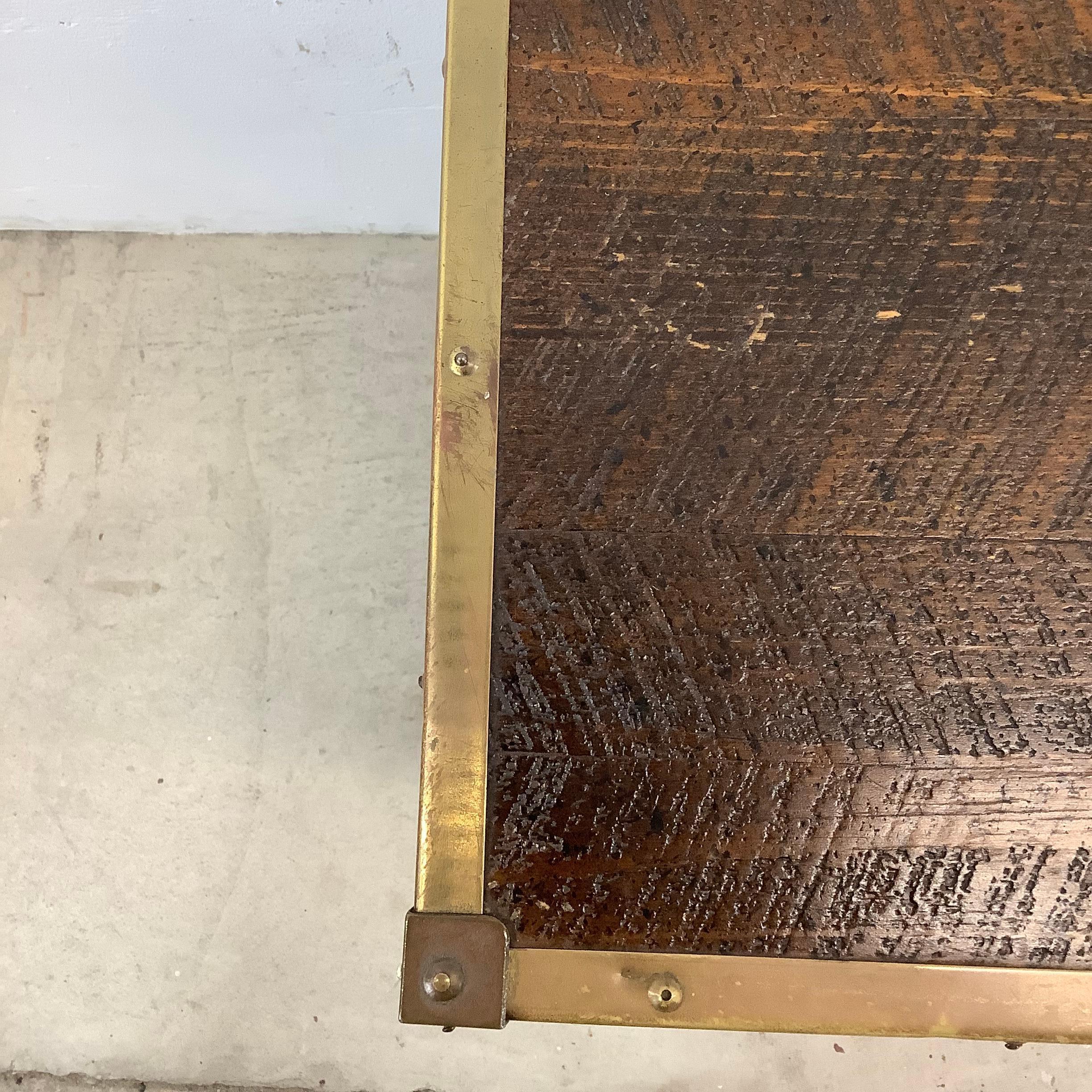 Vintage Campaign Style Writing Desk For Sale at 1stDibs
