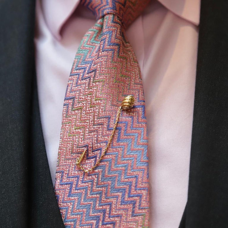 Vintage Cartier 18 Karat Yellow Gold Tie Pin, Circa 1960 For Sale at ...