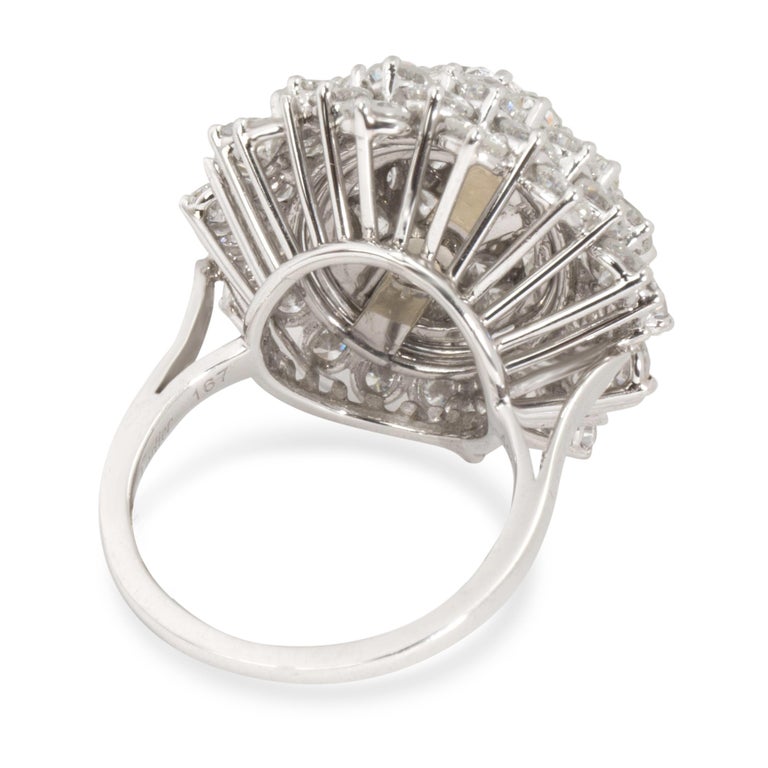 Vintage Cartier Beehive Cocktail Diamond Ring in 5.85 Carat at 1stDibs