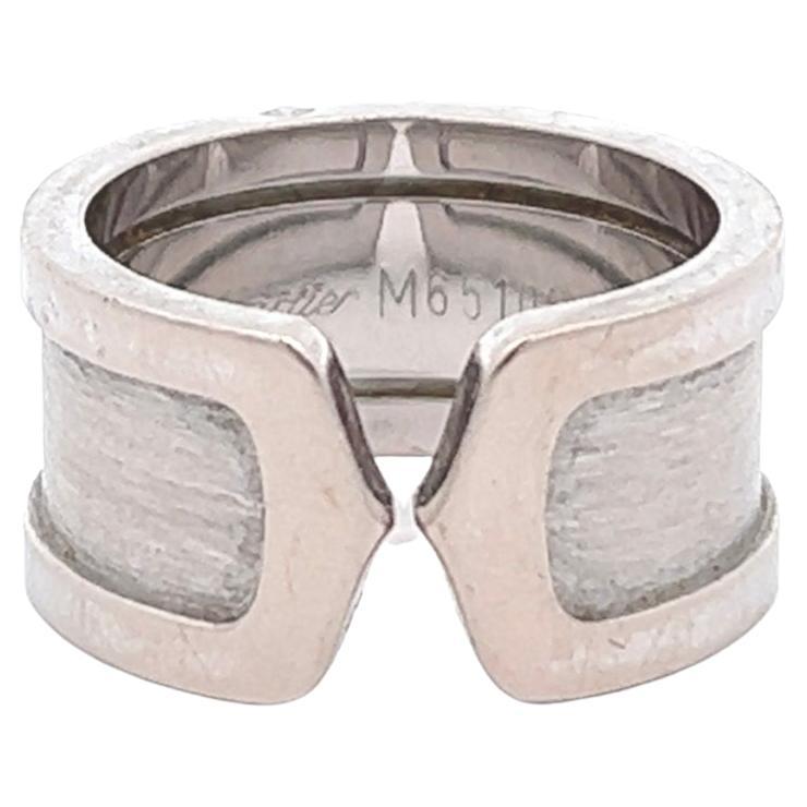 Cartier 18 Karat Rose Gold Entrelaces Ring at 1stDibs
