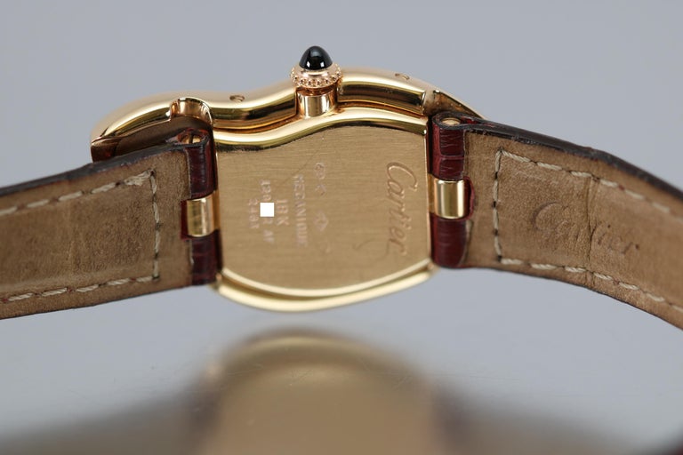 Vintage Cartier France Crash 18 Karat Rose Gold Watch circa 1993 at ...