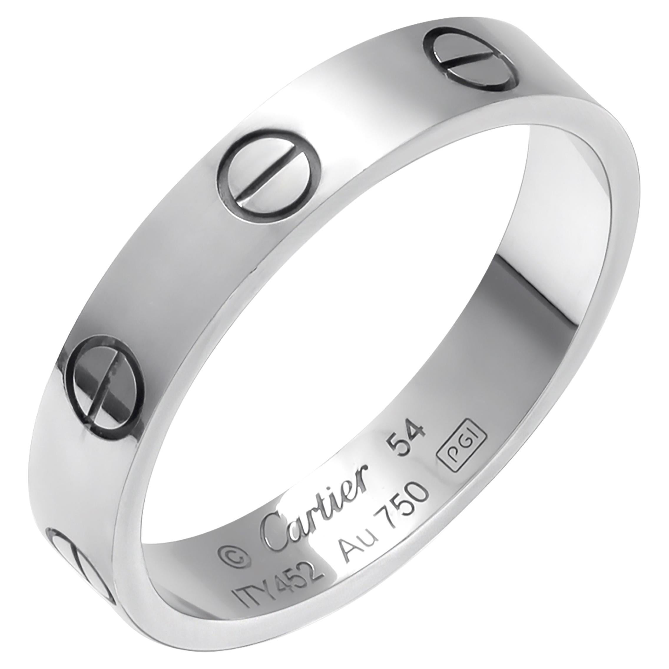 Cartier 18 Karat 750 Yellow Gold Love Ring Band For Sale at 1stDibs ...