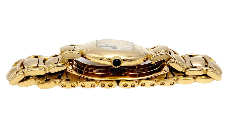Vintage Cartier Ladies Ellipse 27 mm Wristwatch in 18 Karat Yellow Gold ...