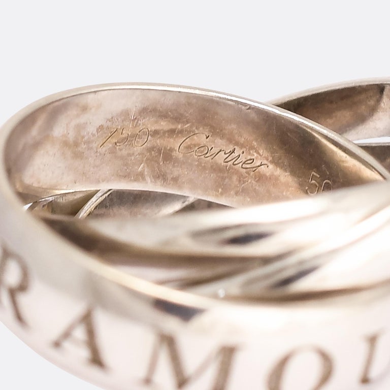 Vintage Cartier "Or Amour Et Trinity" Ring For Sale at 1stDibs
