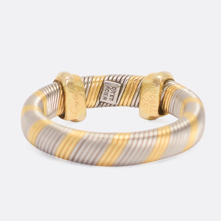 Vintage Cartier "Or Et Acier" Gold and Steel Ring at 1stDibs | cartier ...