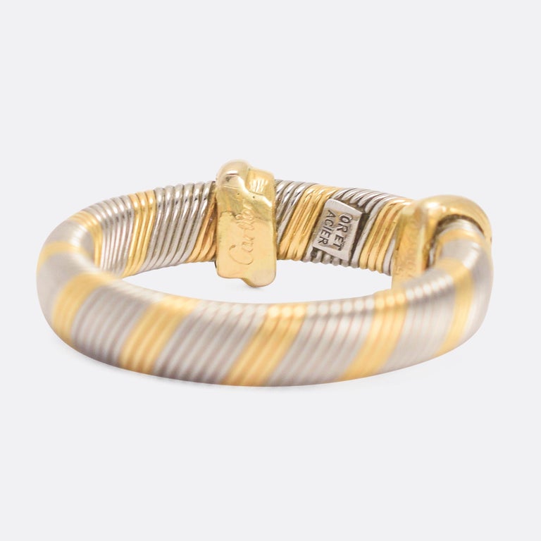 Vintage Cartier "Or Et Acier" Gold and Steel Ring at 1stDibs | cartier ...