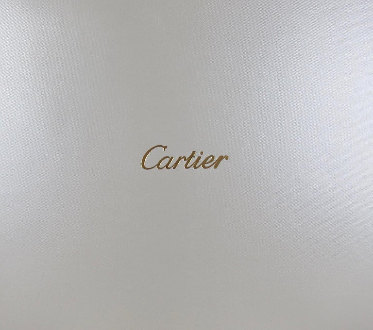 Vintage Cartier Polished Pewter Silver Tray with Original Red Box at ...