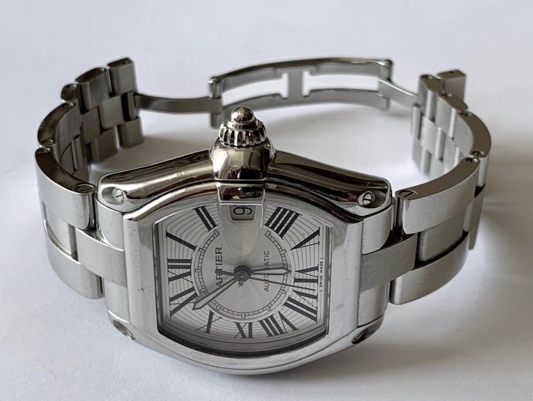 Vintage Cartier Roadster Automatic 2510 Watch For Sale at 1stDibs ...