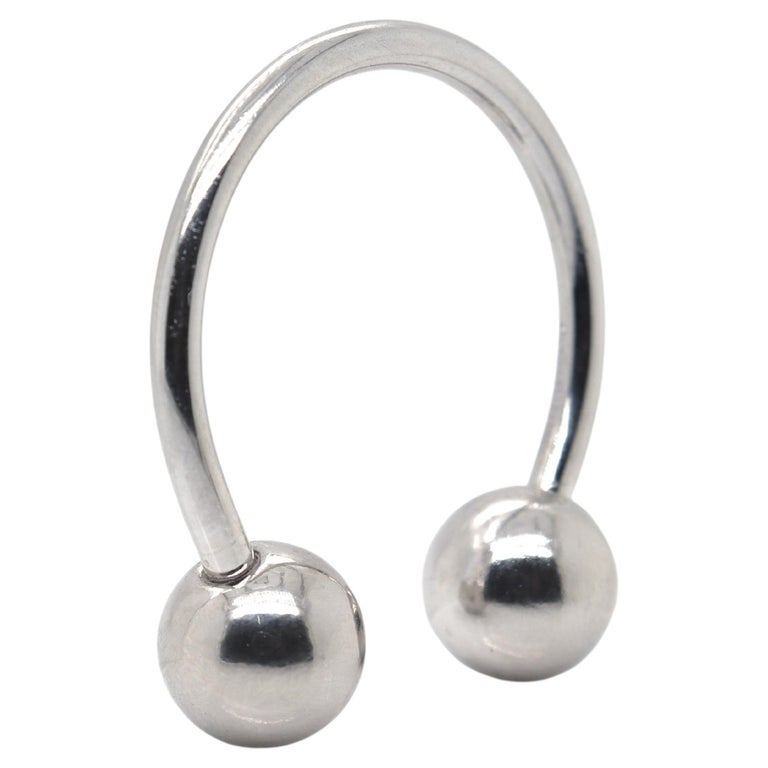 Vintage Cartier Sterling Silver Key Holder or Key Chain For Sale at 1stDibs