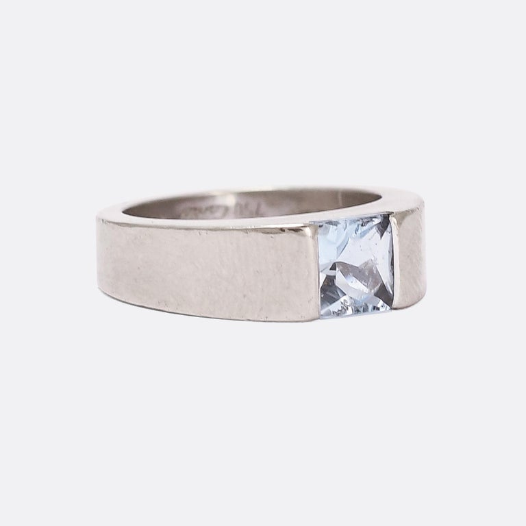 Vintage Cartier Topaz Signet Ring at 1stDibs