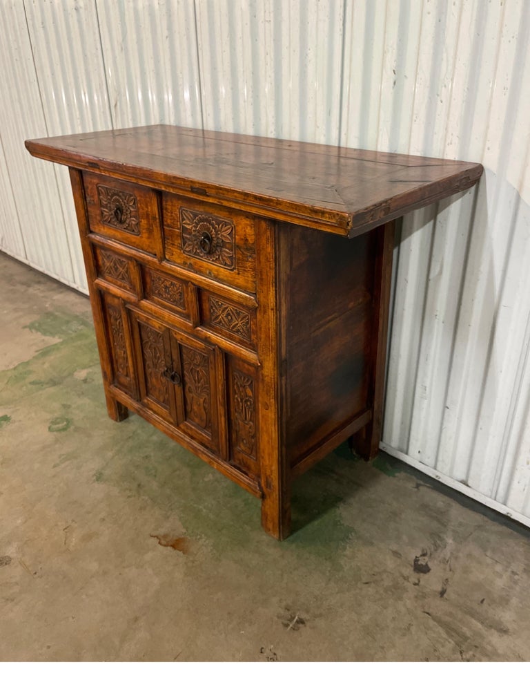 Vintage Carved Asian Console / Altar Table For Sale at 1stDibs